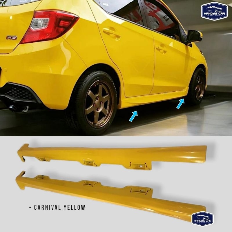 Jual Side Skirt Honda Brio all new tahun 2018 - 2024 /Body Kit Samping ...