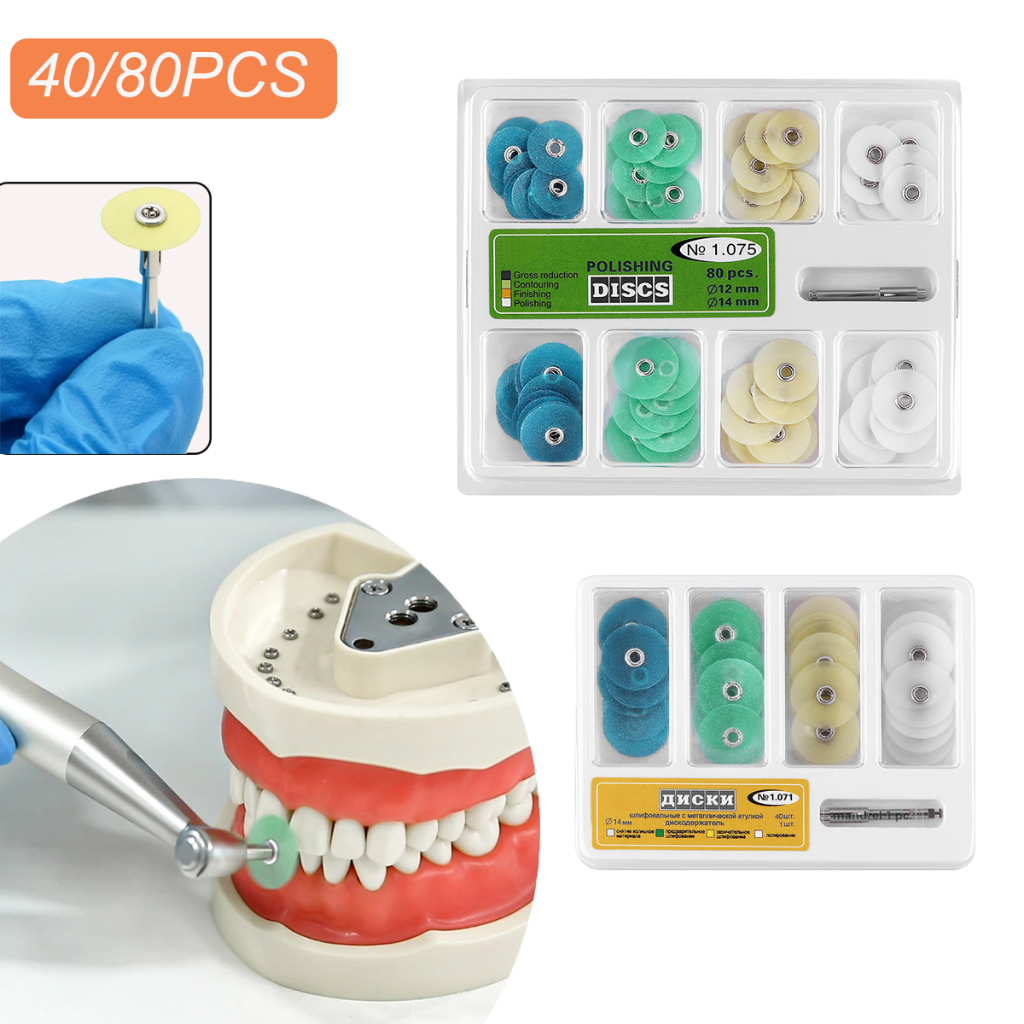 Jual Dental Polishing Discs Gross Reduction Contouring Mandrel Stripes ...