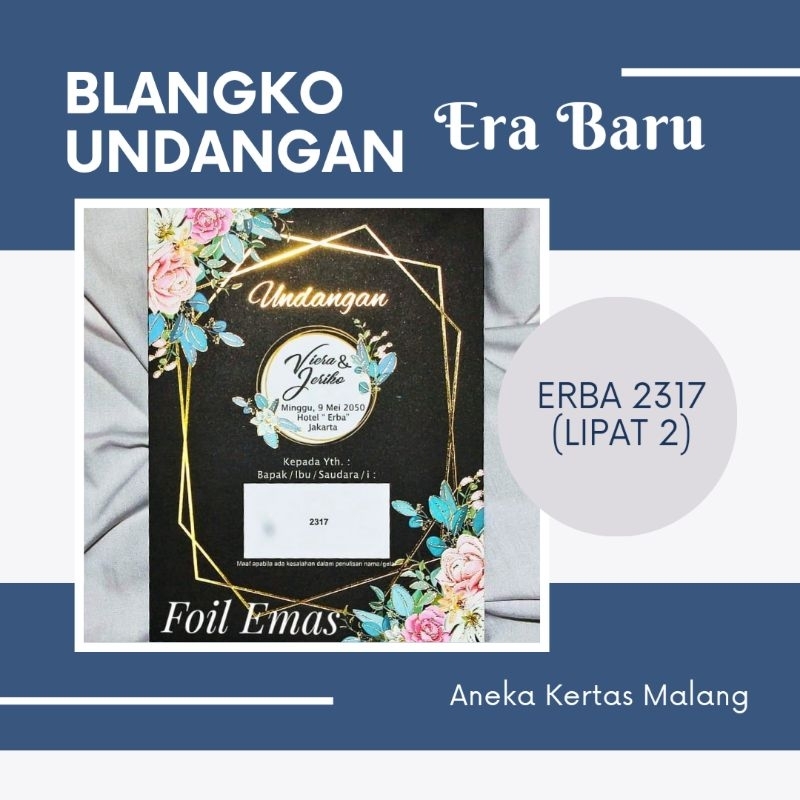 Jual Undangan Erba Terbaru 2317 (Cek Deskripsi) | Shopee Indonesia