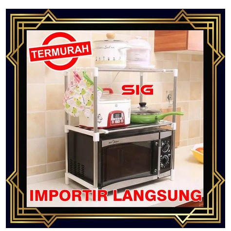 Jual Rak Microwave Storage 2 Susun - Rak Dapur Multifungsi | Shopee ...