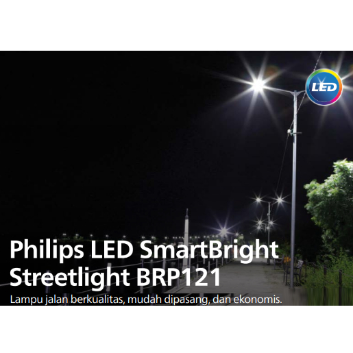 Jual Philips LED SmartBright Streetlight BRP121 | Shopee Indonesia