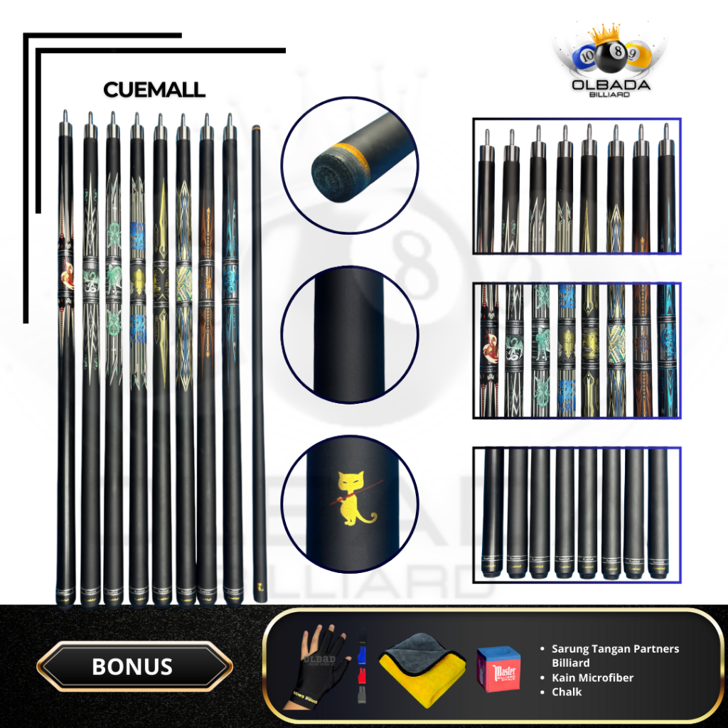 Jual CUEMALL CM | Stick Billiard Carbon / New Cue Play / Stik Billiard ...