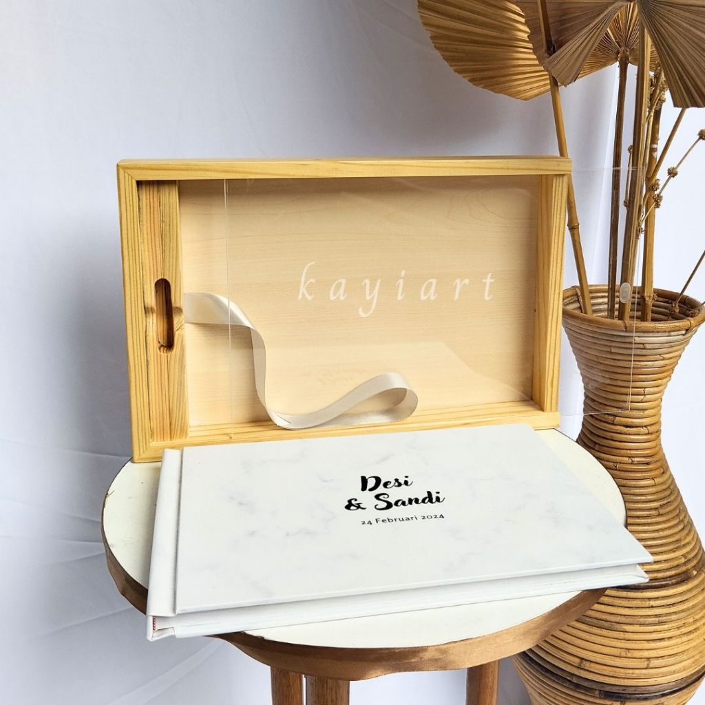 Jual Box Album Foto Kayu/Box Album Foto Wedding Akrilik | Shopee Indonesia
