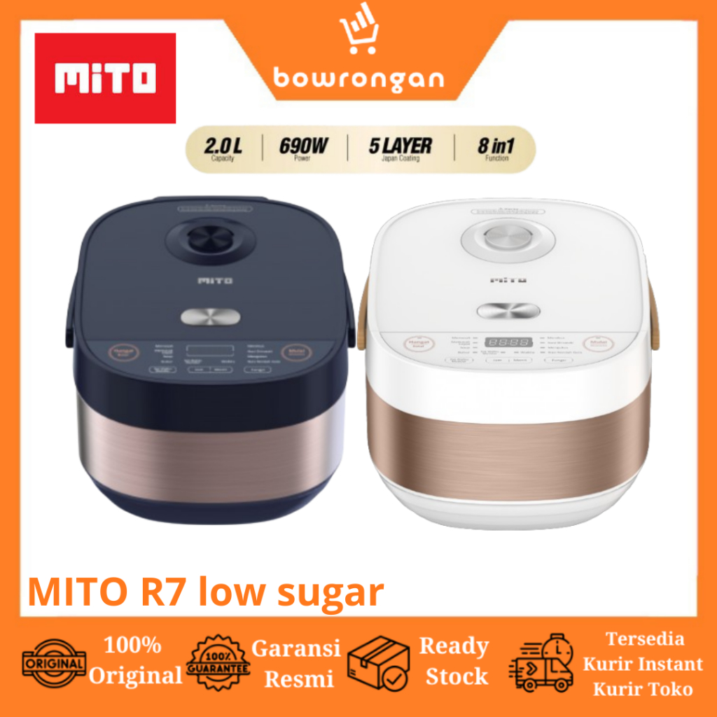 Jual Mito Mitochiba Digital Magic Com / Rice Cooker 2L Glow 8in1 Low ...