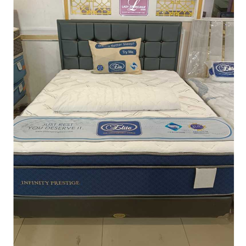 Jual Kasur Springbed Elite Infinity Prestige Full Set Kasur Hanya