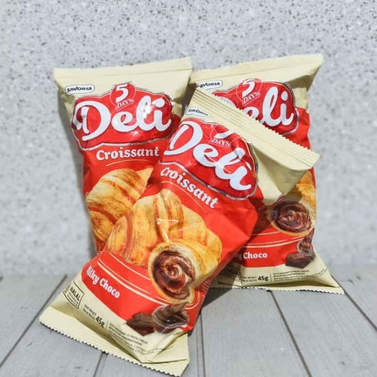 Jual 5 Days Deli Croissant Milky Choco | Shopee Indonesia