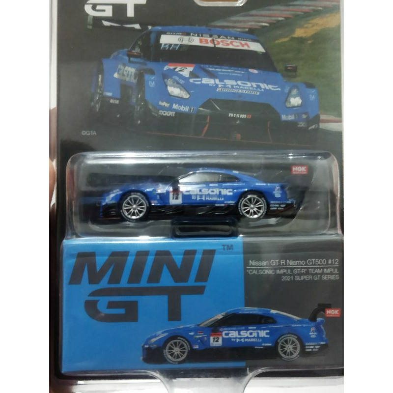 Jual Mini GT Nissan GTR R35 GT500 Calsonic blister version | Shopee ...