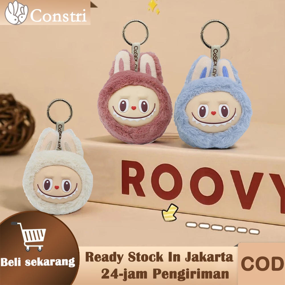 Jual LABUBU labububu Keychain Gantungan Kunci Fluffy Kiyowo Accecories ...