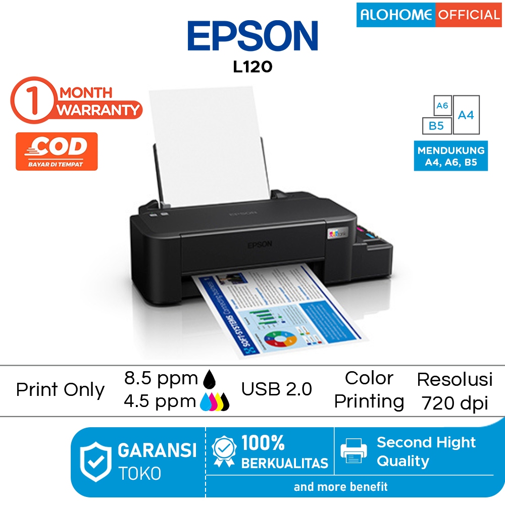 Jual Epson L120 - Printer Inkjet Warna dengan Tinta Isi Ulang ...