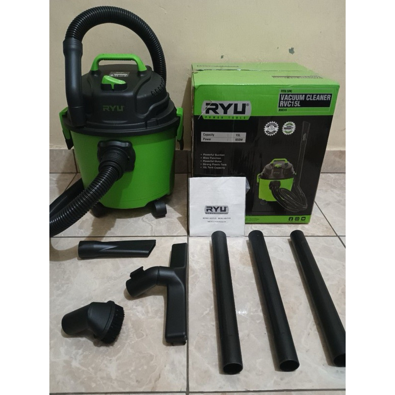 Jual Vacum Cleaner RYU RVC 15 Kering Basah Wet Dry | Shopee Indonesia