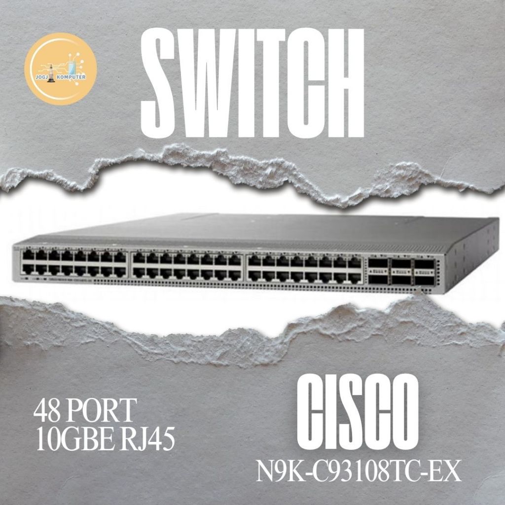 Jual Cisco Nexus N9K-C93108TC-EX Switch 48x 10GbE RJ-45 | Shopee Indonesia