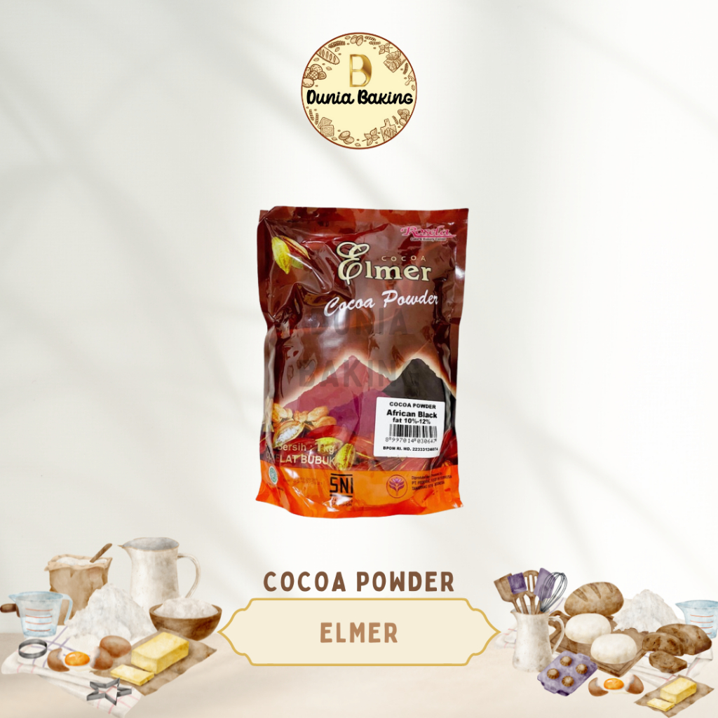 Jual Elmer African Black 250gr & 100gr | Coklat Bubuk | Cocoa Powder ...