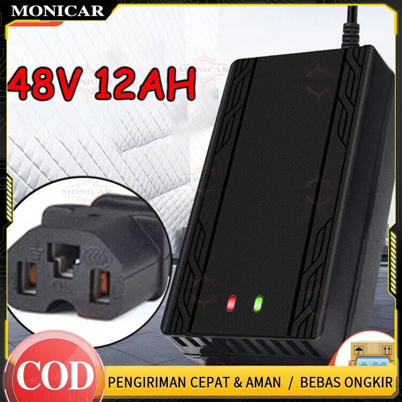 Jual Charger Sepeda Listrik 48V 12ah / 48V20AH Universal Charger Motor Listrik / Baterai Selis ...