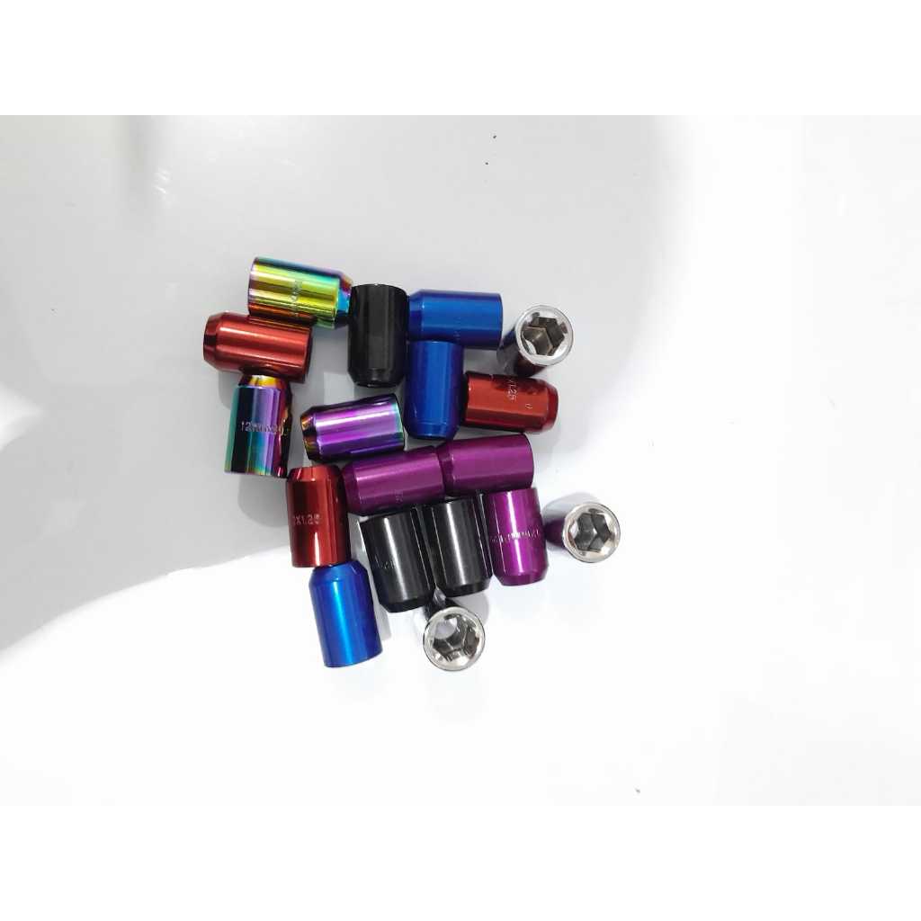 Jual Mur racing hsr seneka ukuran 1,25 dan 1,5 warna silver | Shopee ...