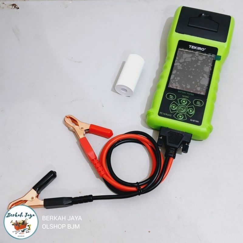 Jual BATTERY TESTER TEKIRO Alat Cek Aki Mobil dan Motor Type AU-BT1991 ...