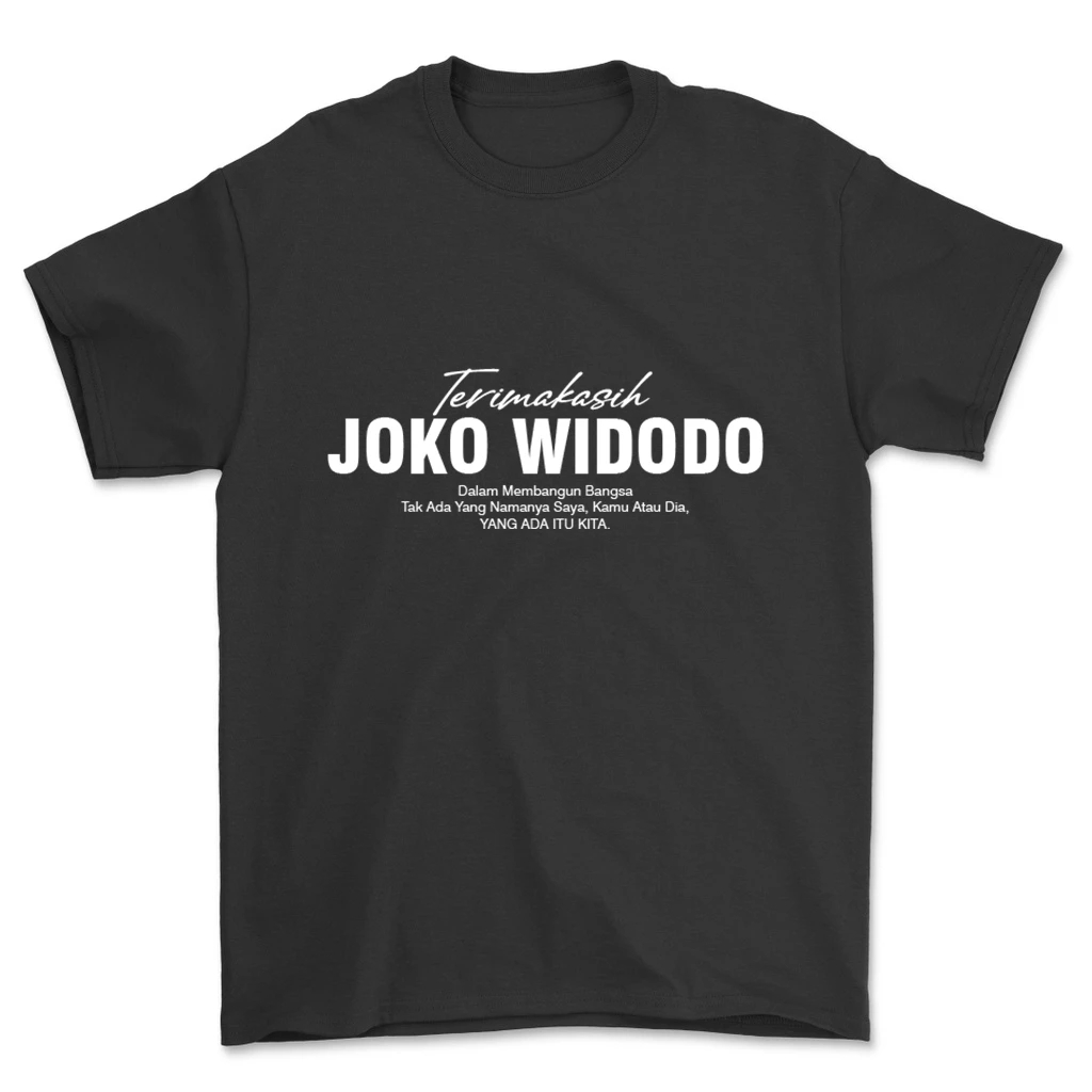Jual Baju Kaos TERIMAKASIH JOKOWIDODO Jokowi Ri 2024 Free Sticker ...