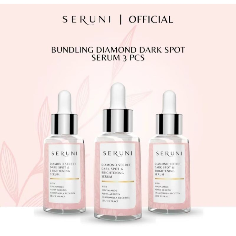 Jual Seruni - 3 Serum Dark Spot Brightening Dapat Memudarkan Flek hitam ...