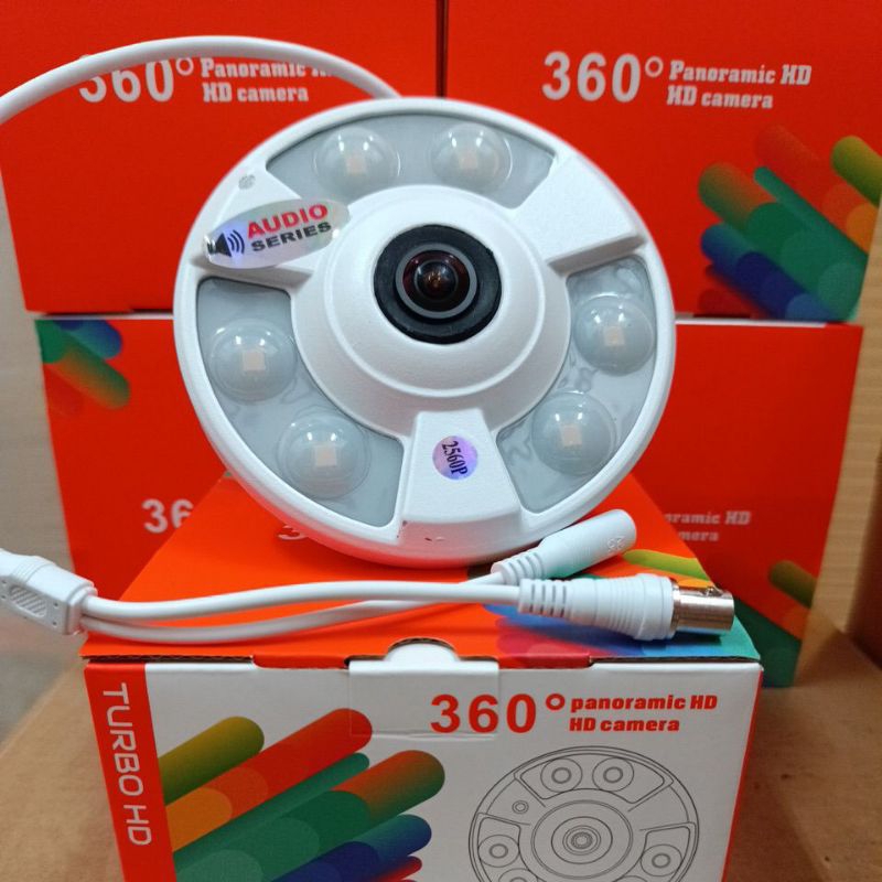 Jual CCTV TURBO HD 360 PANORAMIC HD CAMERA 5MP AUDIO SERIES | Shopee ...
