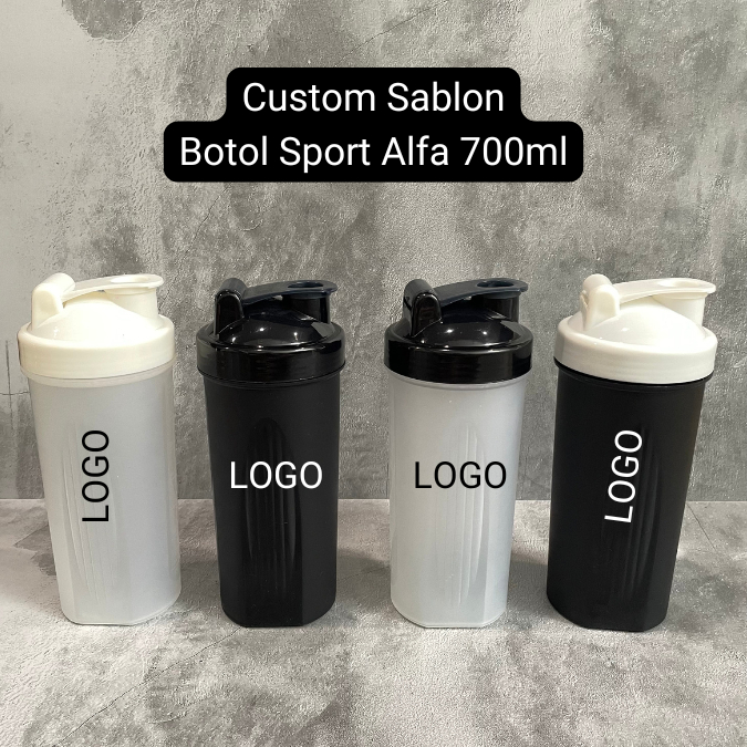 Jual Custom Sablon Botol Sport Alfa | Custom Logo Kustom Sablon Botol ...