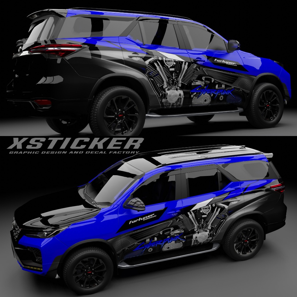 Jual decal sticker fortuner full body tanpa atap | Shopee Indonesia
