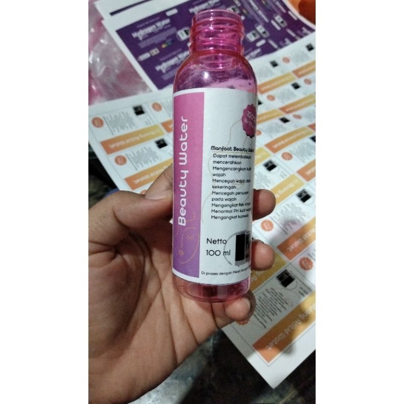 Jual Stiker Beauty Water pH 6/Strong acitid water Kangen Water | stiker ...