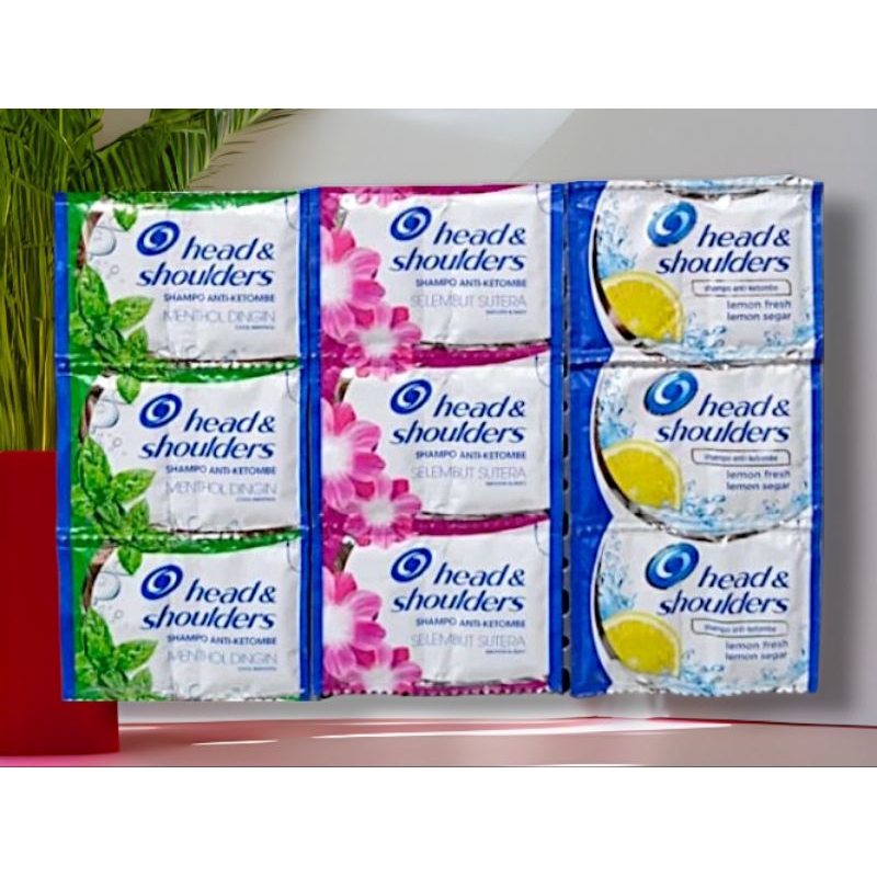 Jual Shampo Head & Shoulders 10ml Cool Menthol, Lemon Fresh, Smoot ...