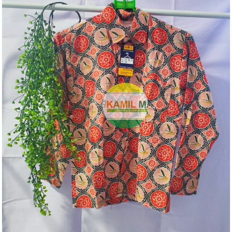 Jual Baju Batik JSIT TK Laki-laki | Baju Batik JSIT TK Atasan Lengan ...