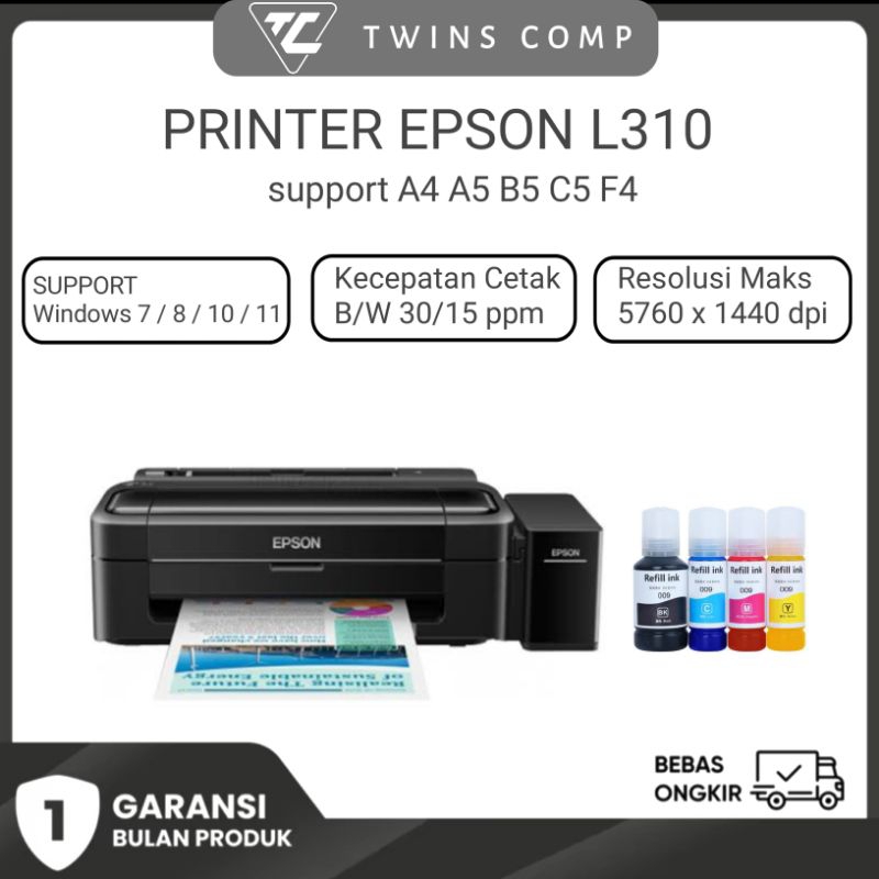 Jual Printer epson L310 - Cocok untuk percetakan, perkantoran dan ...
