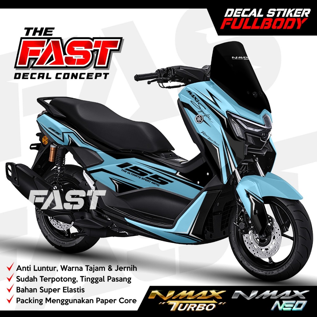 Jual Decal Nmax New Stiker Nmax New 2024 Turbo Neo Terbaru Racing ...