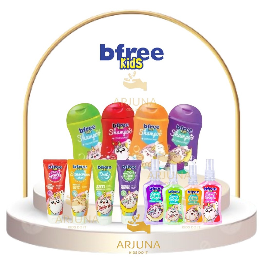Jual ARJUNA BFREE Kids Sunscreen Lotion Spf 30+ / Daily Lotion / Shampo ...