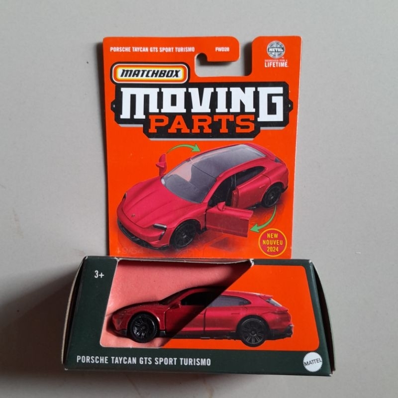 Jual matchbox moving parts porsche taycan gts sport turismo | Shopee ...