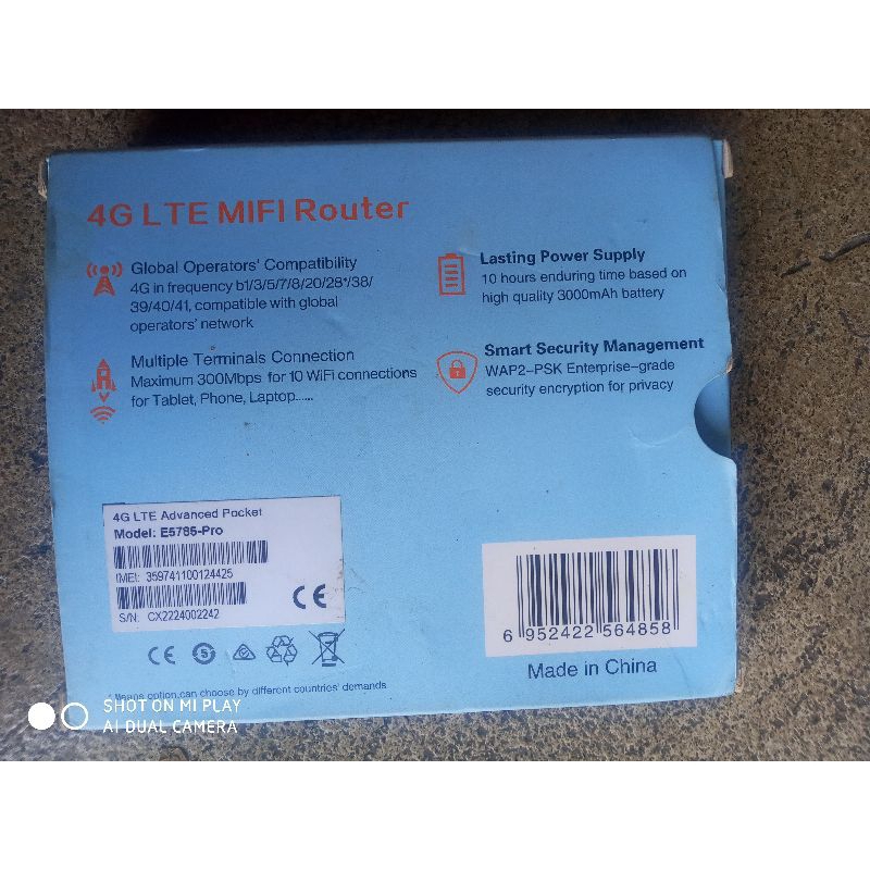 Jual MIFI ROUTER E5785 PRO MOBILE WIFI HOTSPOT PORTABLE MODEM SPEED 4G ...