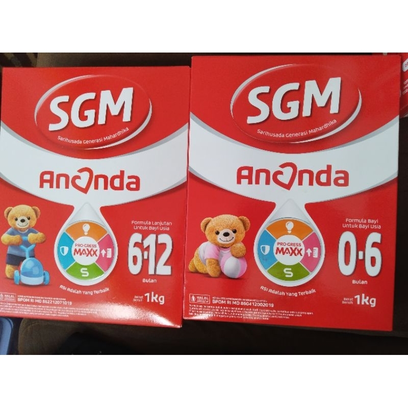 Jual SGM 1kg Ananda 0-6bulan/6-12bulan susu formula | Shopee Indonesia
