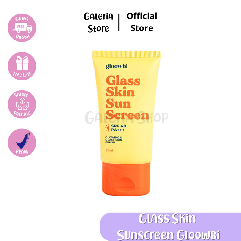Jual GLOOWBI GLASS SKIN SUNSCREEN SPF 40 PA+++ | SUNSCREEN GLOOWBY SPF 40 PA+++ | Shopee Indonesia