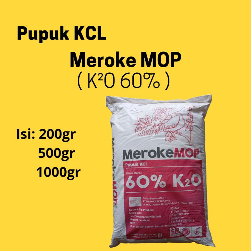 Jual Pupuk KCL MOP (Kemasan Ulang) 200gr, 500gr, dan 1 Kg | Shopee Indonesia