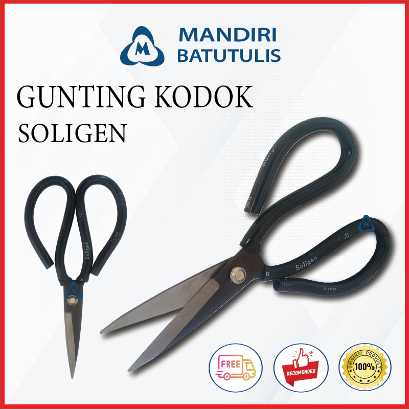 Jual Gunting Kain SOLIGEN - Gunting Kodok Hitam - Gunting Bahan ...