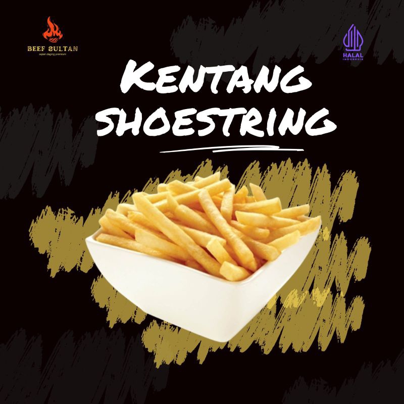 Jual (Bisa Instan) Kentang Goreng Frozen Shoestring Cut 1kg | Kentang ...
