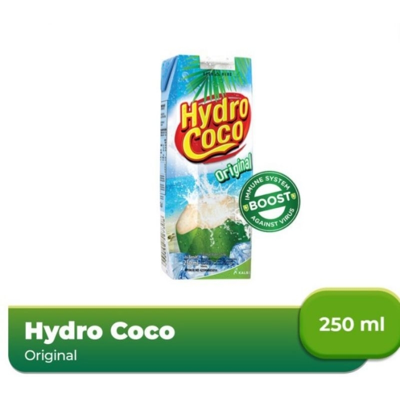 Jual hydro coco 250 ml 1 dus isi 24 pcs | Shopee Indonesia