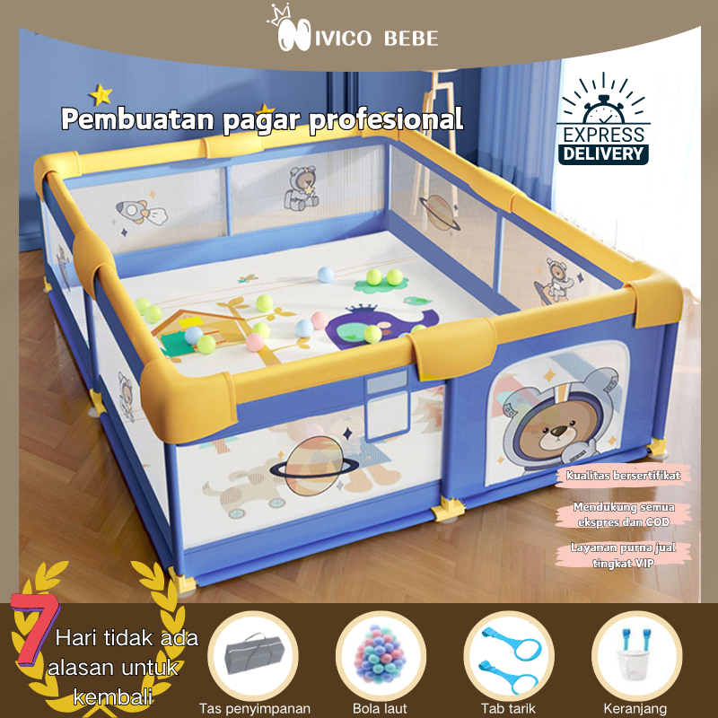 Jual NIVICO BEBE Pagar Pengaman Bayi Untuk Bermain/Pagar Bayi Kolam ...