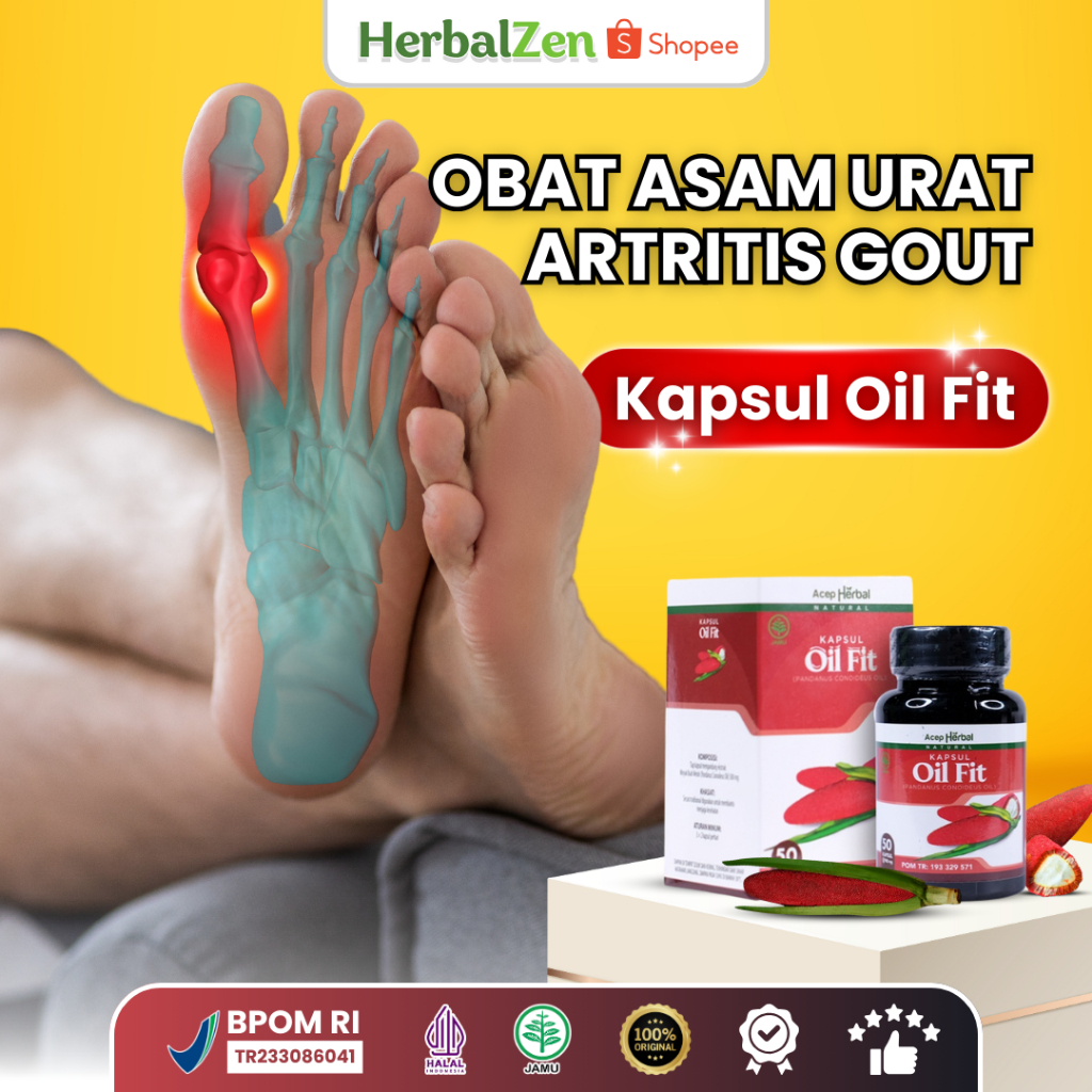 Jual Obat Asam Urat Artritis Gout Radang Sendi Nyeri Sendi Rematik ...