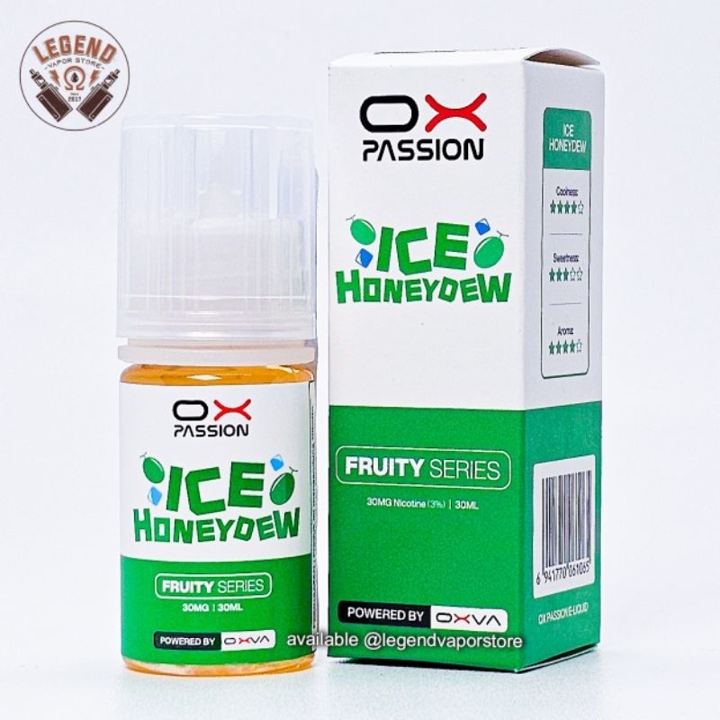Jual SALT NIC LIQUID OX PASSION Ice Honeydew 30ML 30MG AUTHENTIC By ...