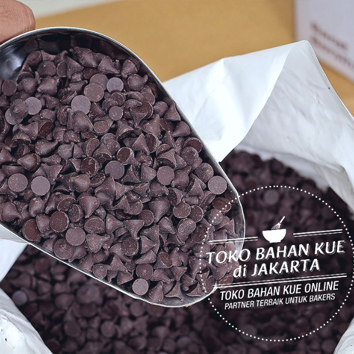 Jual Schoko Compound CHOCO CHIPS 500gr Chocolate Chip Baking Dark ...