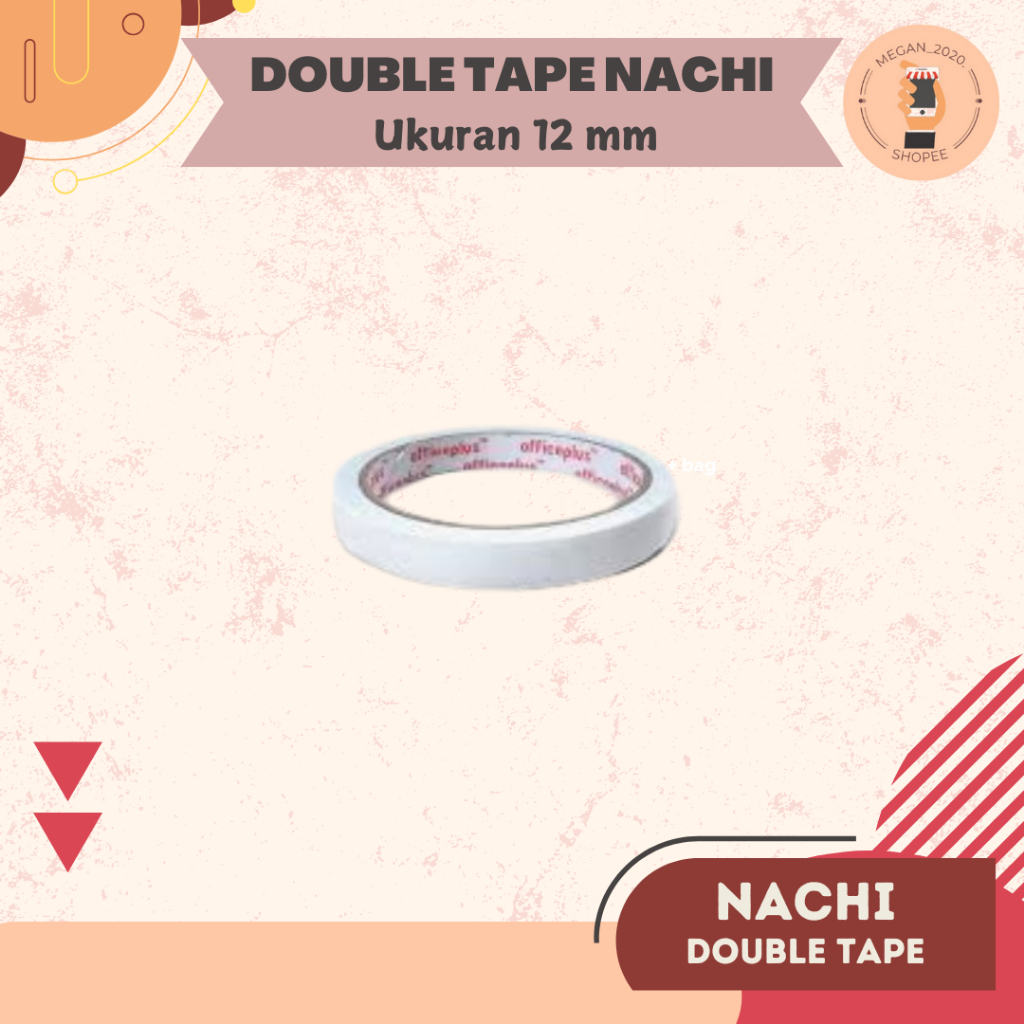 Jual DOUBLE TAPE 12MM Nachi Lakban Selotip Plakban Isolasi 12mm Solasi ...