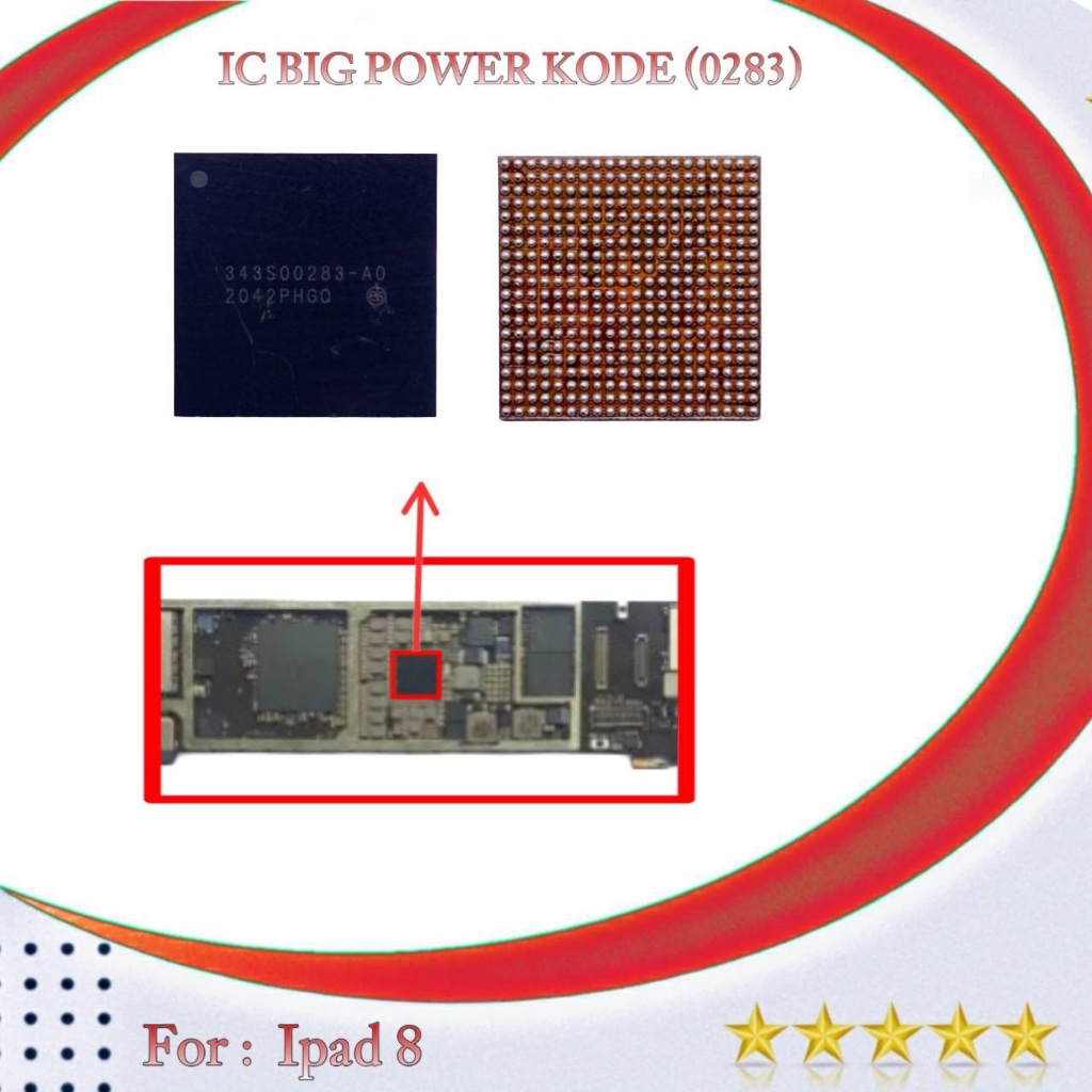 Jual IC POWER BIG IPAD 8 KODE (0283) | Shopee Indonesia