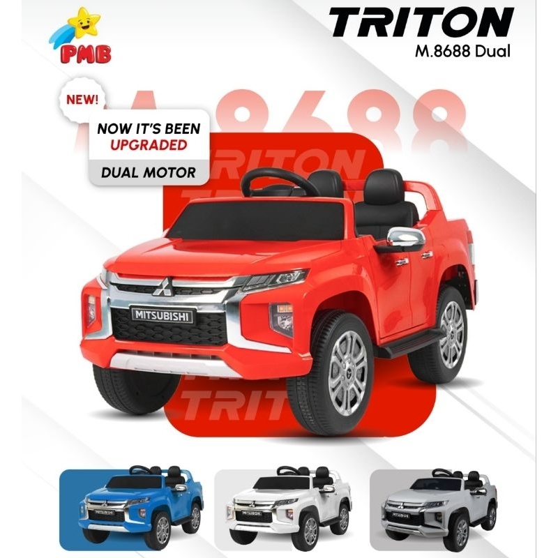 Jual Mainan Anak Mobil Aki PMB M8688 Triton M 8688 | Shopee Indonesia