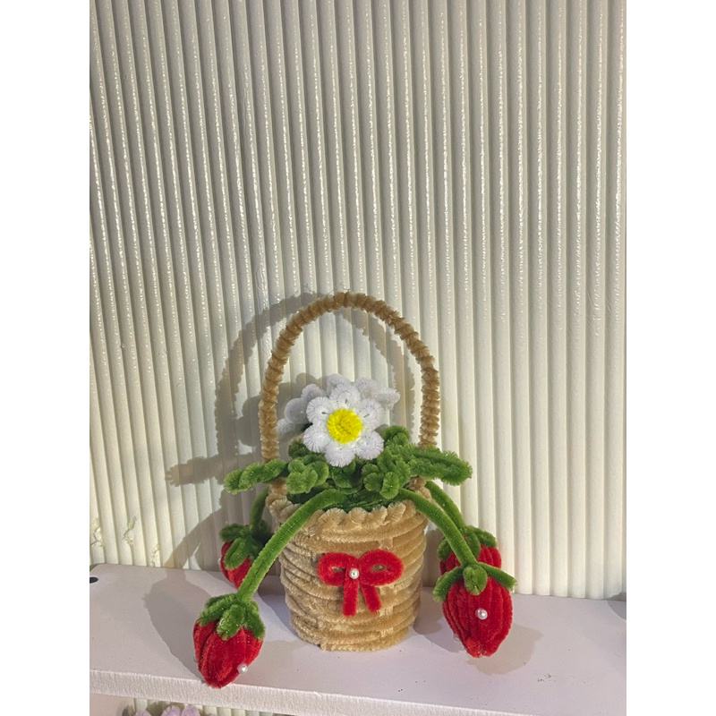 Jual STRAWBERRY KAWAT BULU // DIY // PIPE CLEANER // MINI GIFT | Shopee ...
