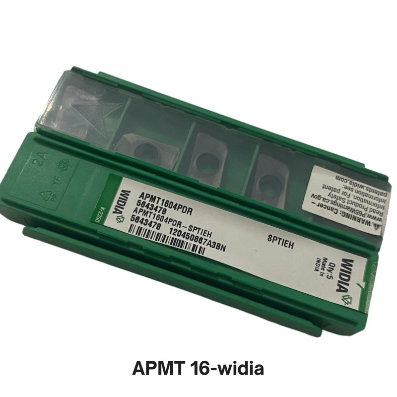 Jual 5 pcs-Insert APMT 16 04PDR SPTIEH Widia/insert milling | Shopee ...