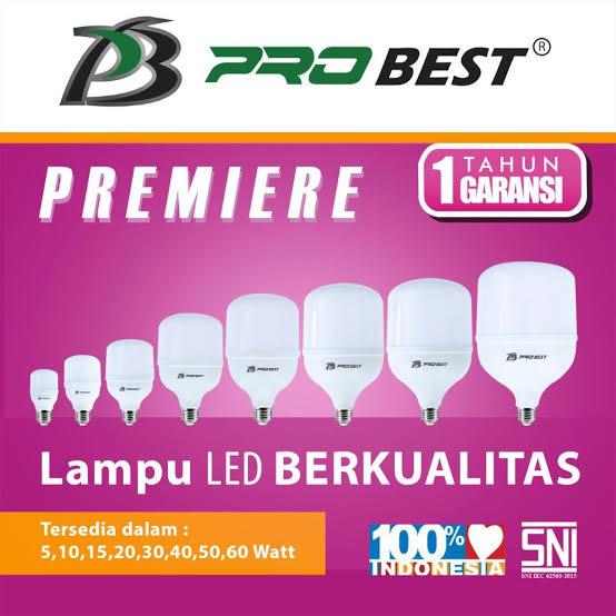 Jual LAMPU LED GARANSI PROBEST PREMIERE CAPSUL BOHLAM LED BOLA LAMPU ...