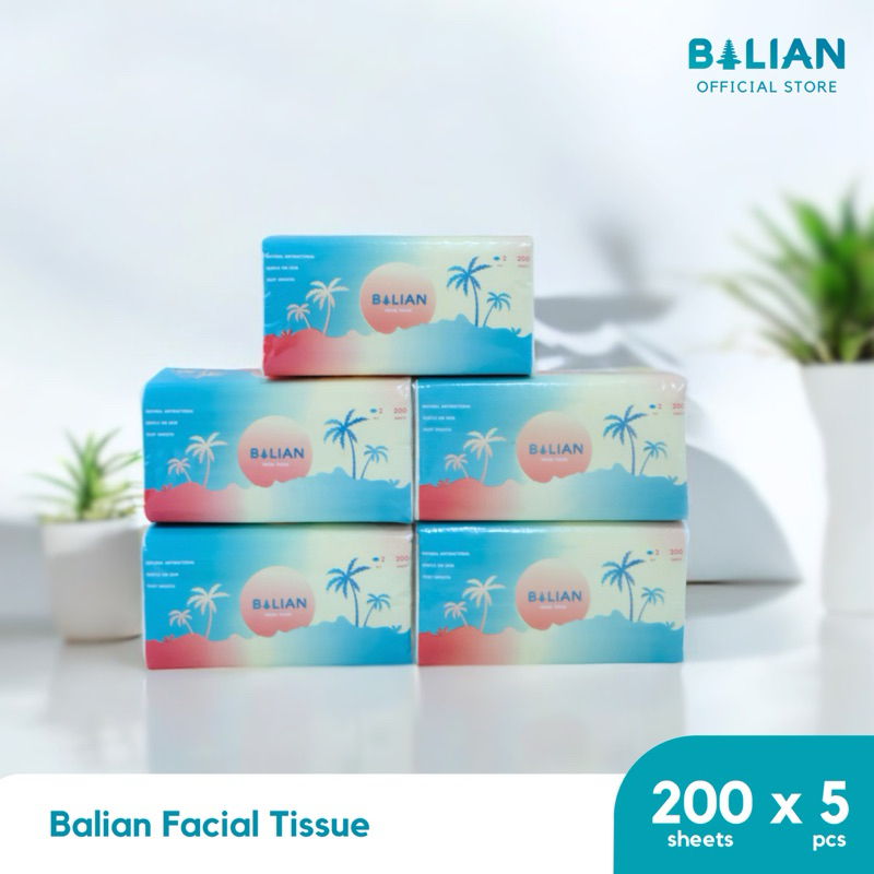 Jual Balian Facial Tissue [200s X 5pcs] / Tisue Wajah / Tissu Muka ...