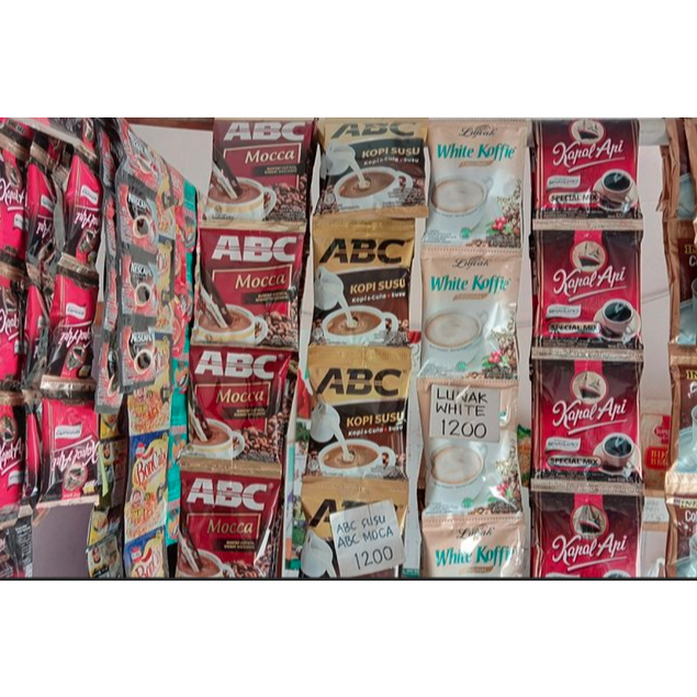 Jual Kopi Rencengan (Good Day, ABC, Kapal Api, Caffino, Ya SP, Torabika ...